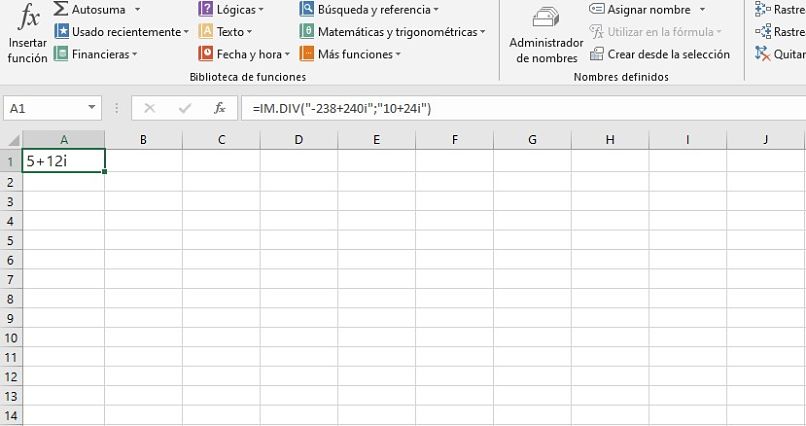Cómo usar las funciones de Excel IM.DIV y IM.EXP-paso a paso | Magazine