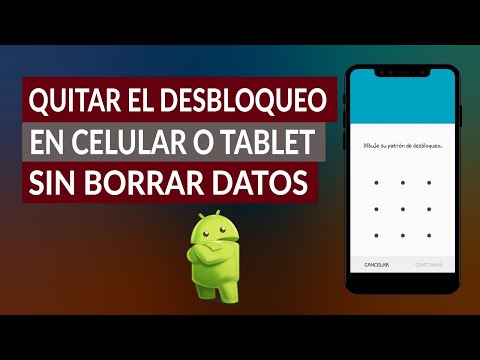 ¿Cómo eliminar el patrón de desbloqueo en un teléfono o tableta Android sin borrar los datos ...